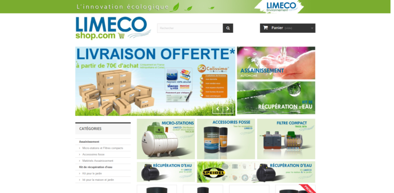 Boutique en ligne Limecoshop - Limeco Environnement